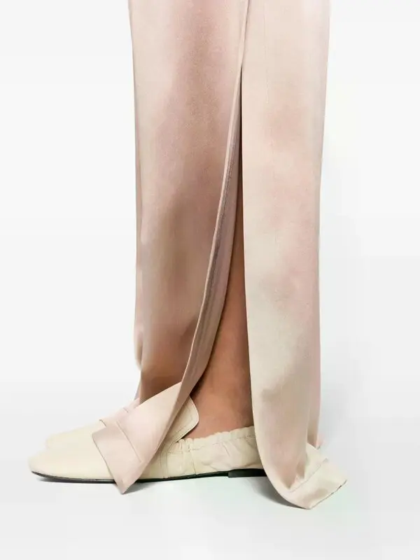 Max Mara Fiesta Wide-leg Silk Trousers - Neutrals
