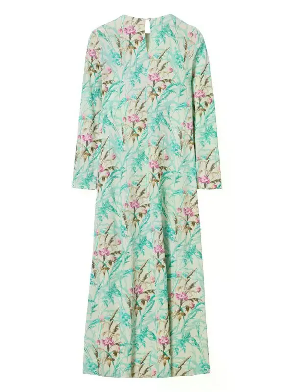 La DoubleJ Swing Midi Dress - Green