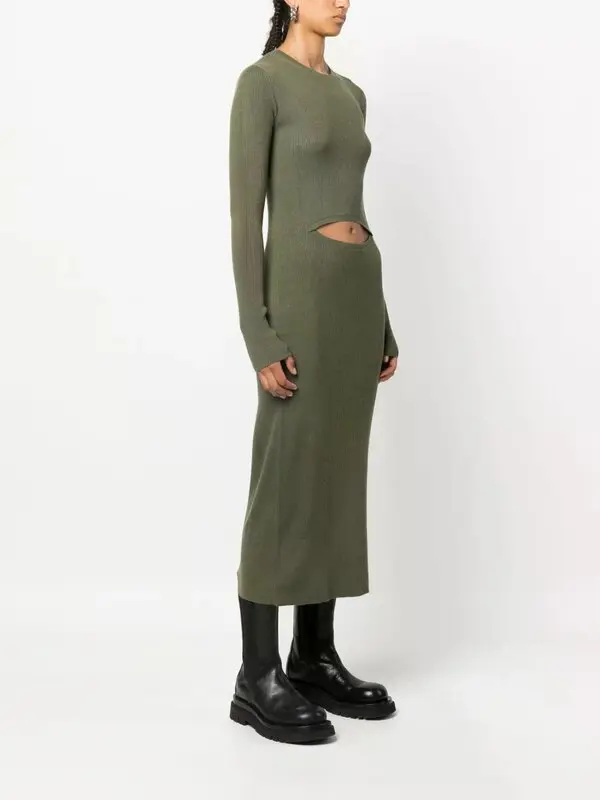 DIESEL® Cut-out Wool-blend Dress