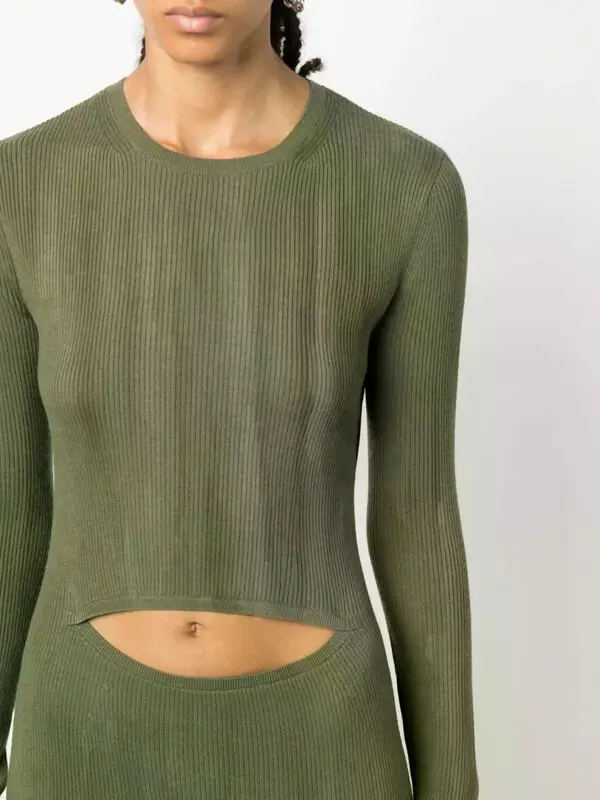 DIESEL® Cut-out Wool-blend Dress