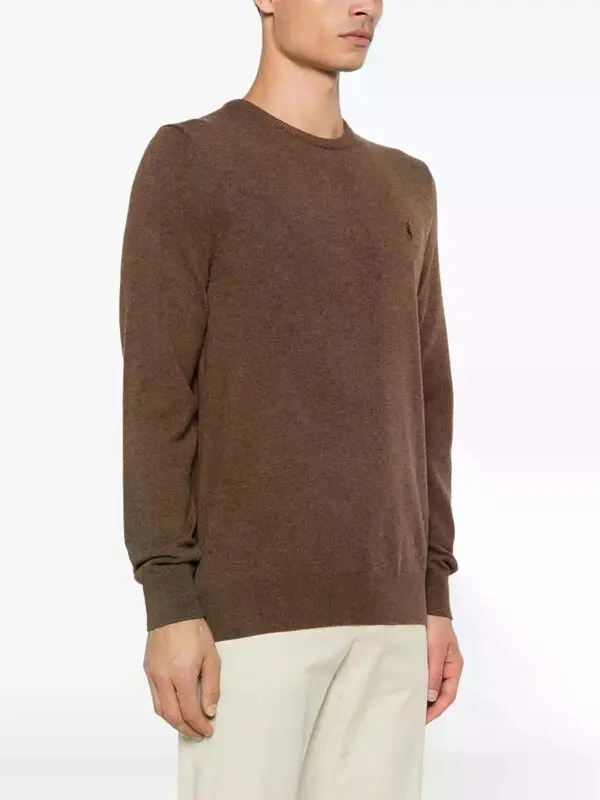Polo Ralph Lauren Polo Pony-embroidered Sweater - Brown