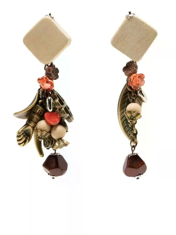 AMIR SLAMA Charm Drop Earrings