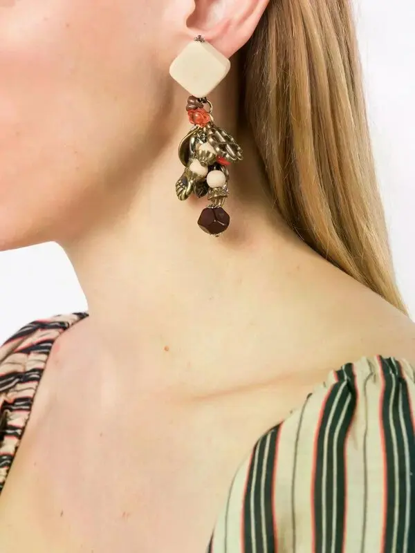 AMIR SLAMA Charm Drop Earrings