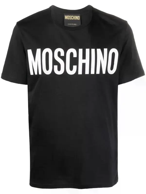 Moschino Organic-cotton Logo-print T-shirt
