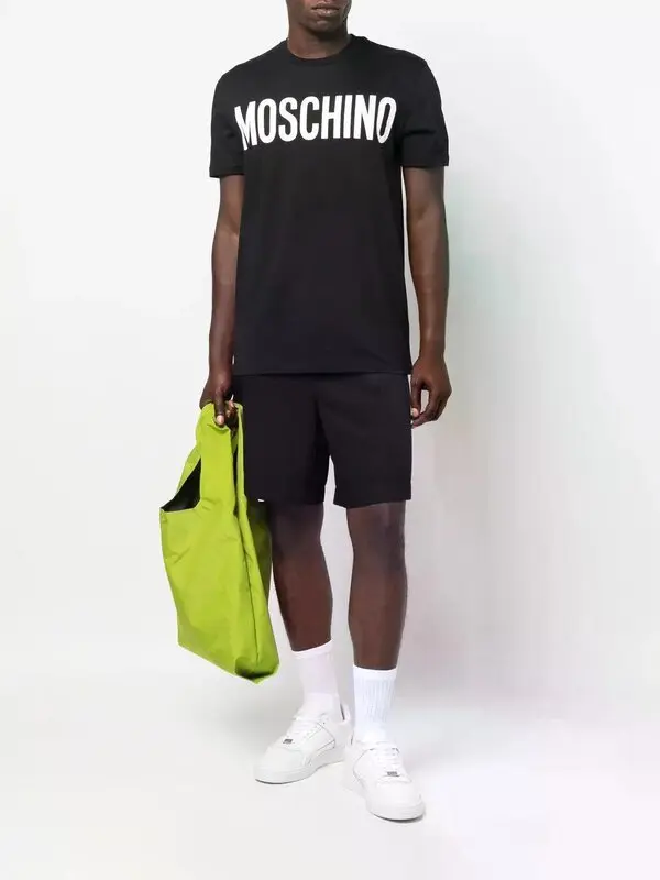 Moschino Organic-cotton Logo-print T-shirt