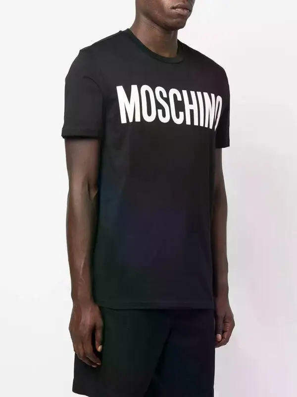 Moschino Organic-cotton Logo-print T-shirt