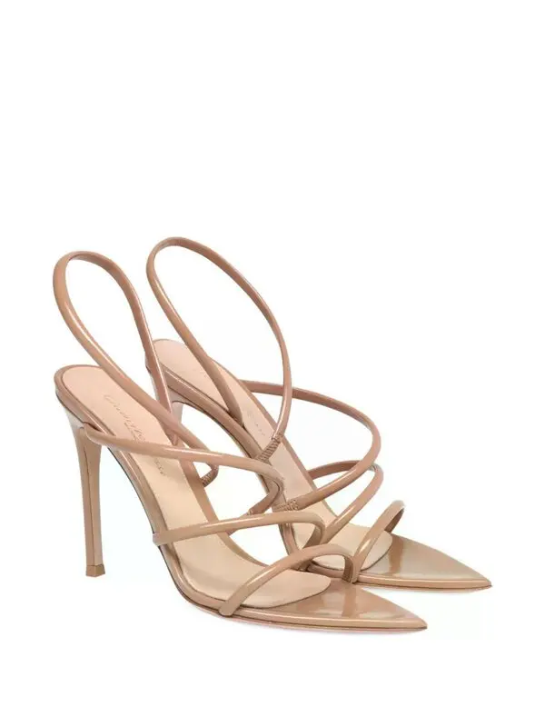 GIANVITO ROSSI 105mm Ettie Sandals - Neutrals
