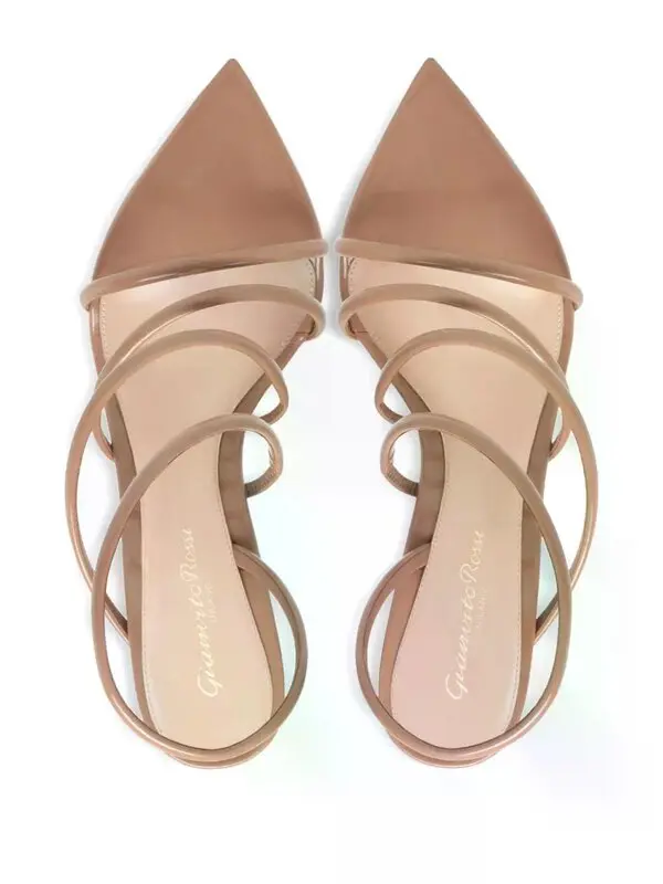 GIANVITO ROSSI 105mm Ettie Sandals - Neutrals