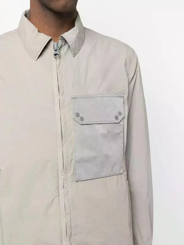 TEN C Zip-up Shirt Jacket