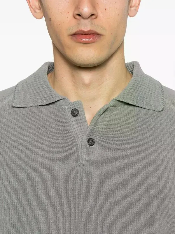 C.P. COMPANY Cotton Chenille Polo Shirt