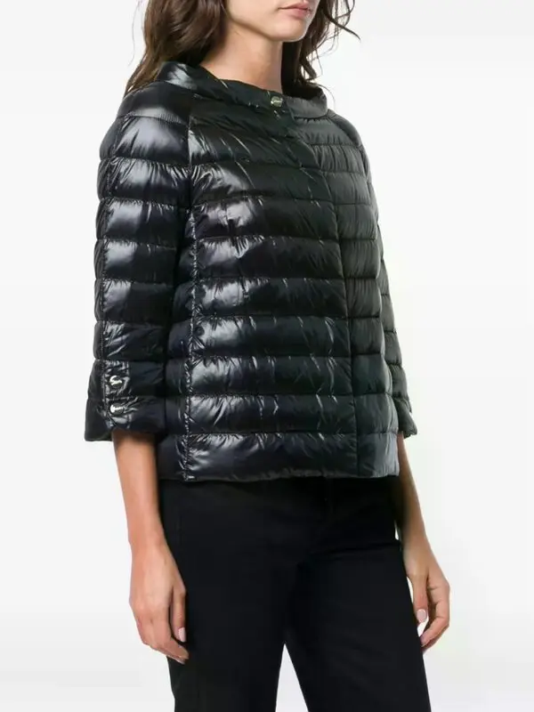 Herno Boat-neck Jacket - Black