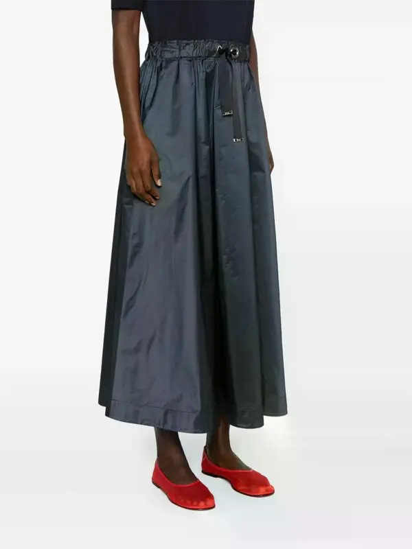 Herno Panelled Midi Dress With Drawstring Waist