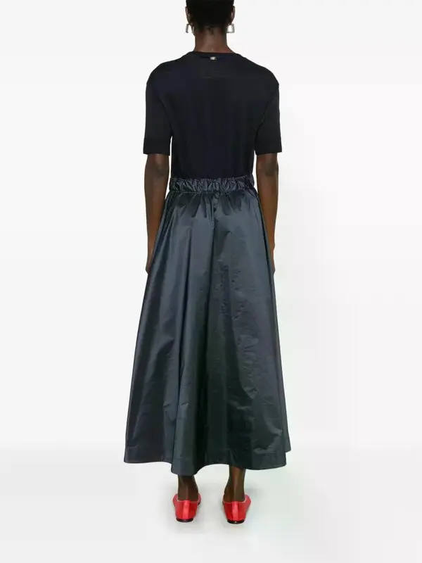 Herno Panelled Midi Dress With Drawstring Waist