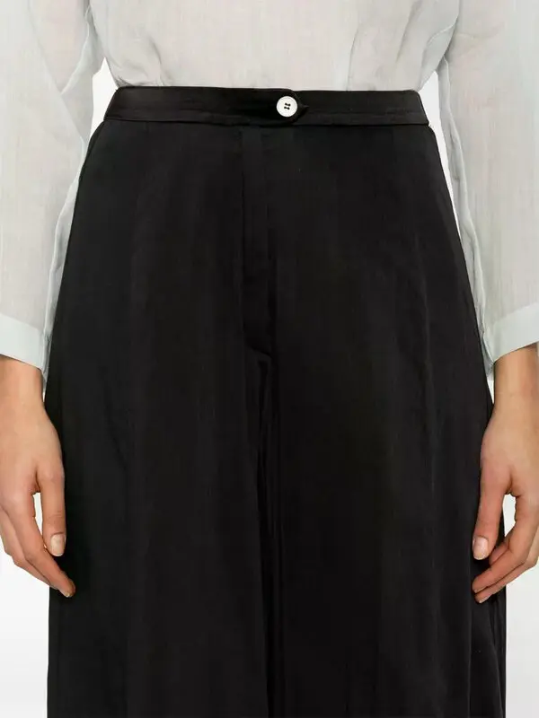 FORTE_FORTE Semi-sheer Palazzo Trousers