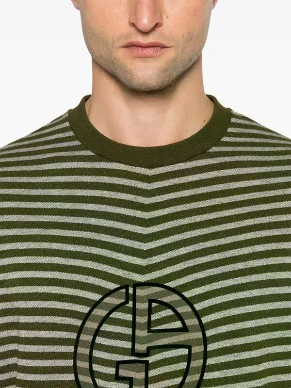 Giorgio Armani Flocked-logo T-shirt
