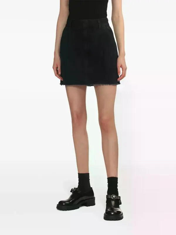 AGOLDE Becker Pleated Mini Skirt