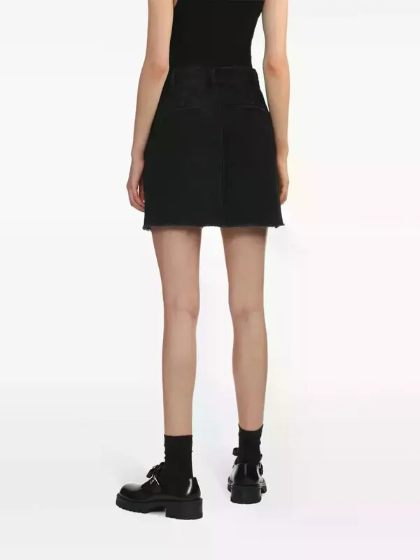 AGOLDE Becker Pleated Mini Skirt