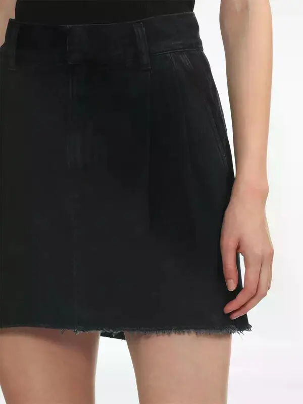 AGOLDE Becker Pleated Mini Skirt