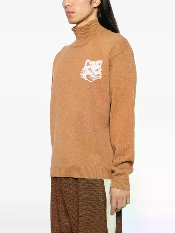 Maison Kitsuné Fox Head Intarsia Comfort Jumper