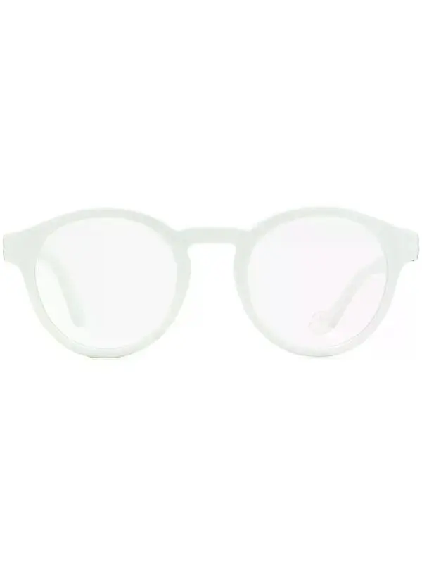 Moncler Oval-frame Glasses - White