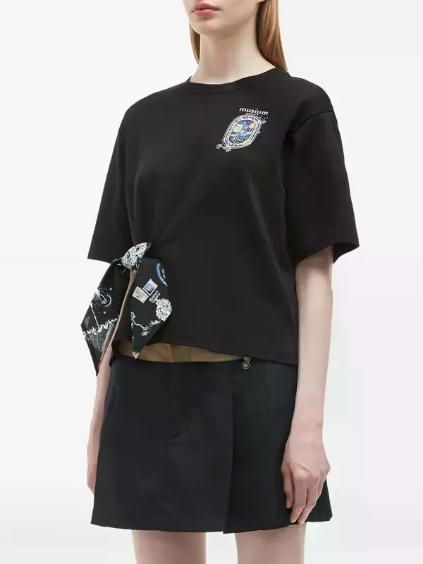 MUSIUM DIV. Logo-embroidered T-shirt