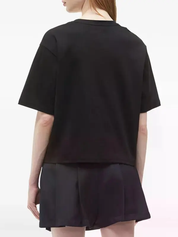 MUSIUM DIV. Logo-embroidered T-shirt
