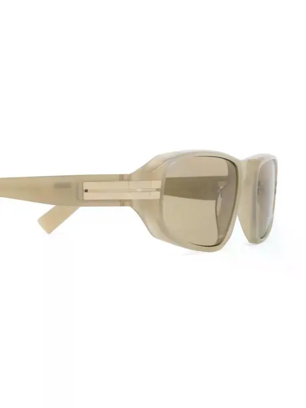 Zegna Oval-frame Sunglasses - Neutrals