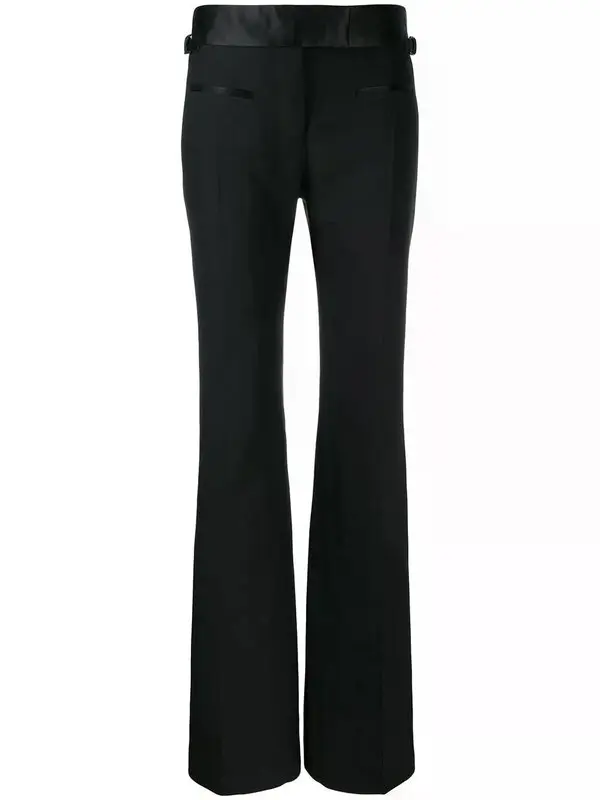 TOM FORD Flared Tailored Trousers - Black