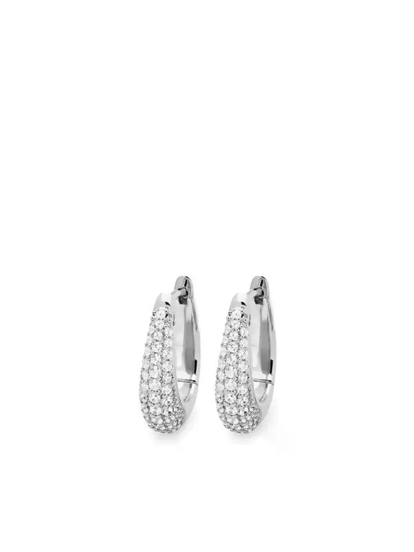 Tom Wood Liz Hoop Earrings - Silver