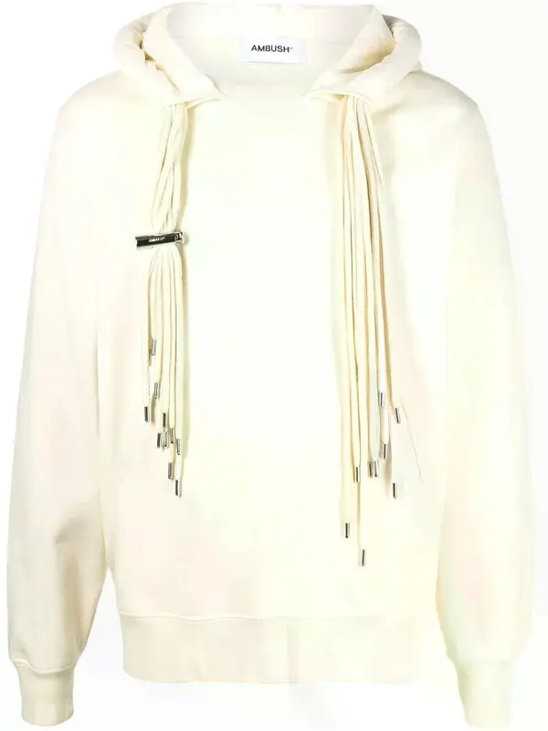 AMBUSH Multi-cord Long-sleeve Hoodie - Neutrals