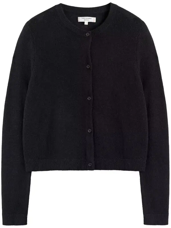 Chinti & Parker Cashmere Cardigan - Black