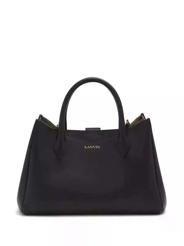 LANVIN Logo-stamp Tote Bag