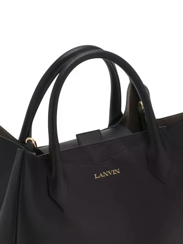 LANVIN Logo-stamp Tote Bag