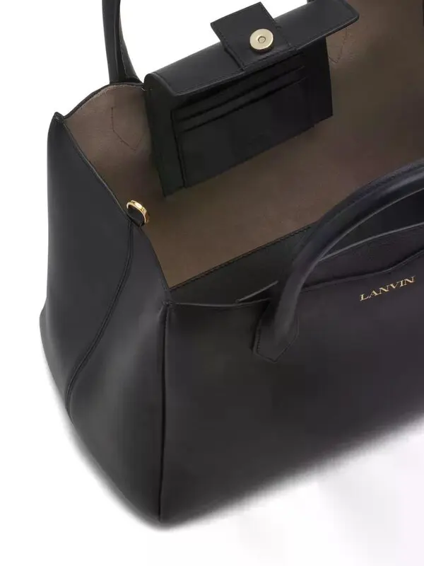 LANVIN Logo-stamp Tote Bag