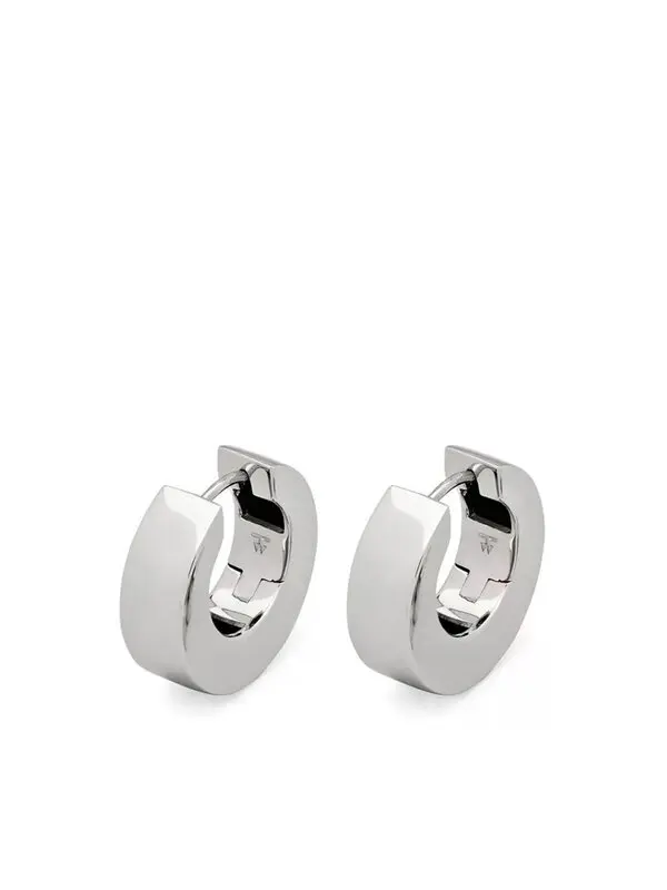 Tom Wood Small Arch Hoop Earrings - Silver