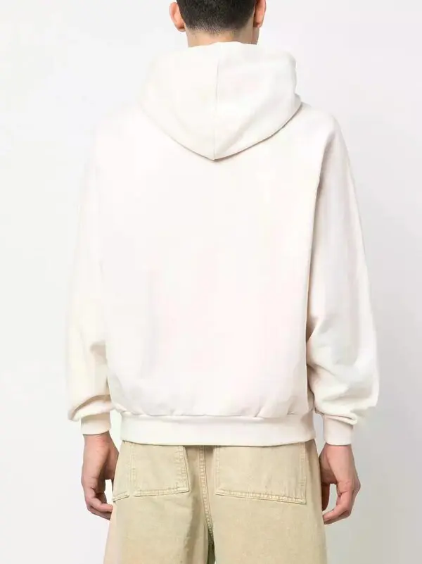 Sunnei Embroidered-logo Cotton Hoodie