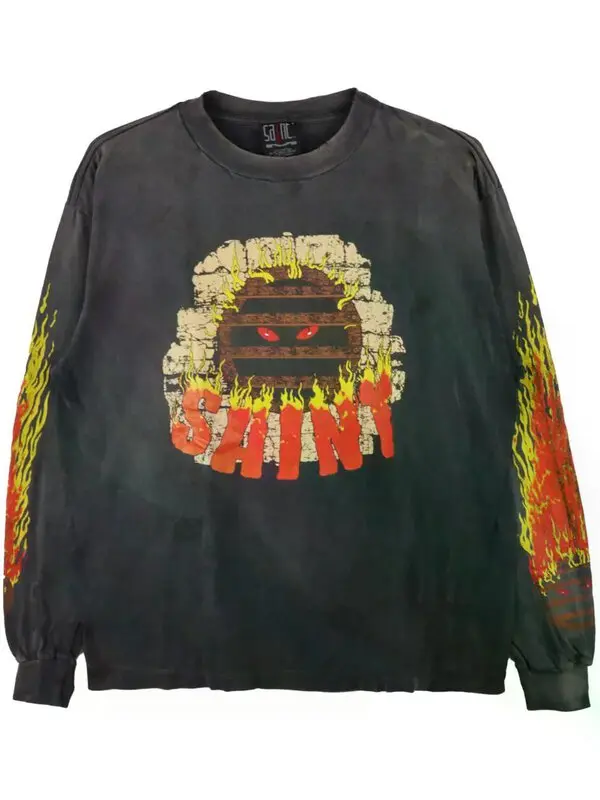 SAINT MXXXXXX Graphic Print Crewneck Sweatshirt