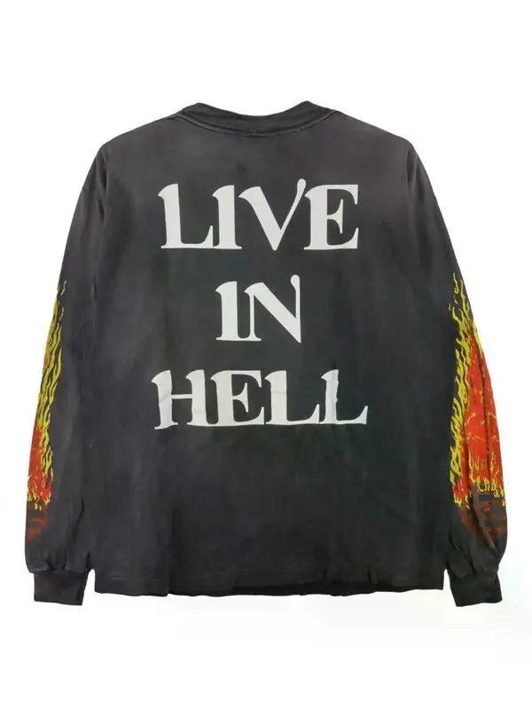 SAINT MXXXXXX Graphic Print Crewneck Sweatshirt
