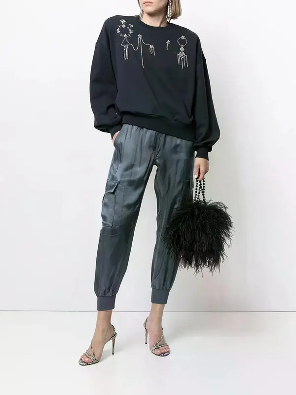 Cinq À Sept Tapered Cargo Cotton Trousers