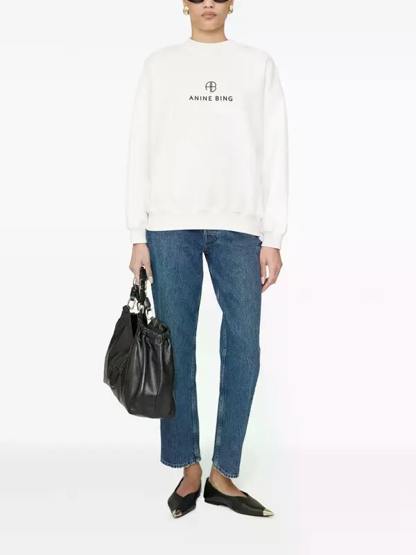 ANINE BING Jaci Crew-neck Sweatshirt