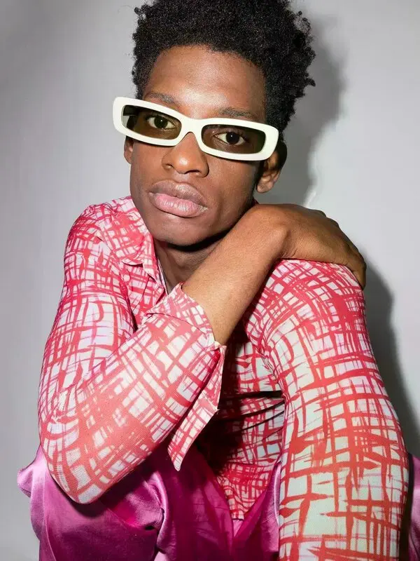 Undercover Rectangle-frame Tinted Sunglasses - Neutrals