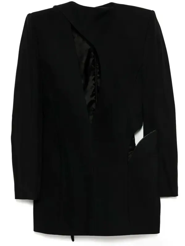 MUGLER Cut-out Tailored Dress
