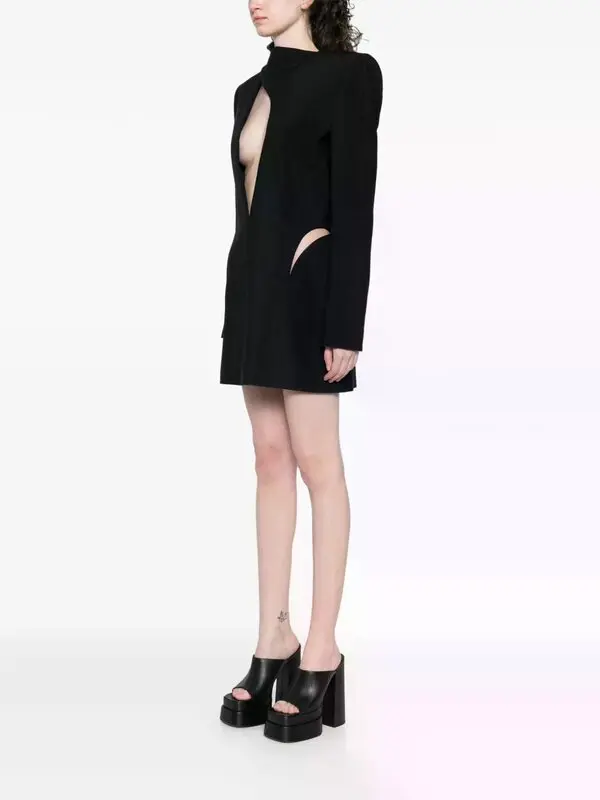 MUGLER Cut-out Tailored Dress