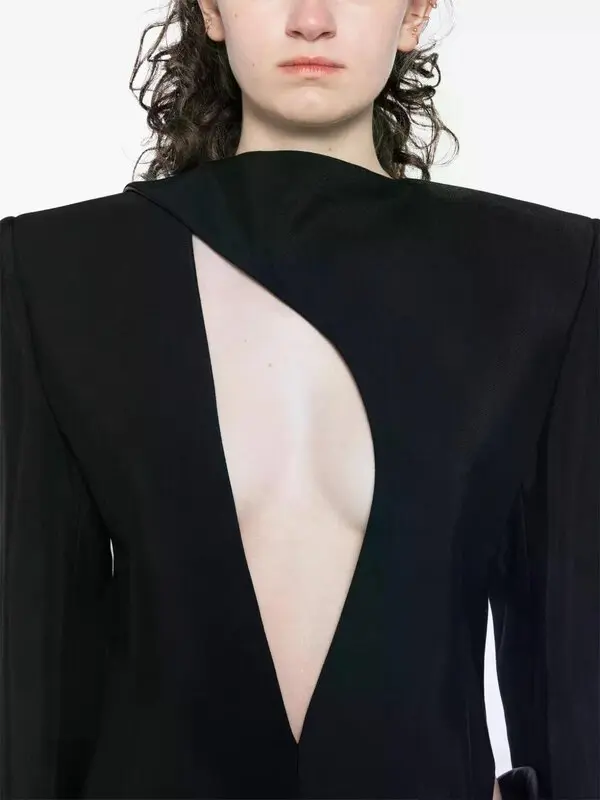 MUGLER Cut-out Tailored Dress