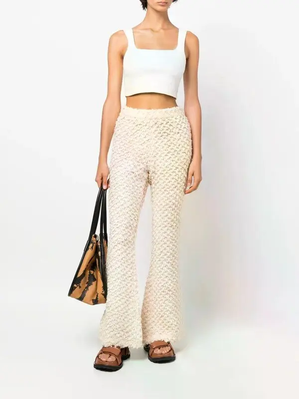 Rokh Knit Flare Lounge Trousers