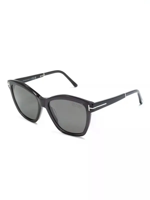 TOM FORD Lucia Square-frame Sunglasses - Black
