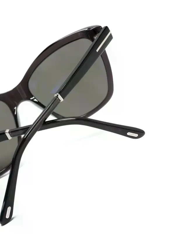 TOM FORD Lucia Square-frame Sunglasses - Black
