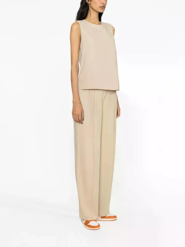 Calvin Klein Sleeveless Crêpe Top