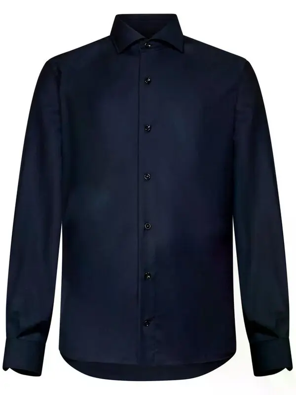 FRANZESE COLLECTION Virgin Wool Shirt - Blue