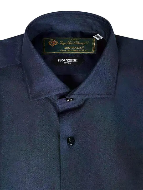FRANZESE COLLECTION Virgin Wool Shirt - Blue